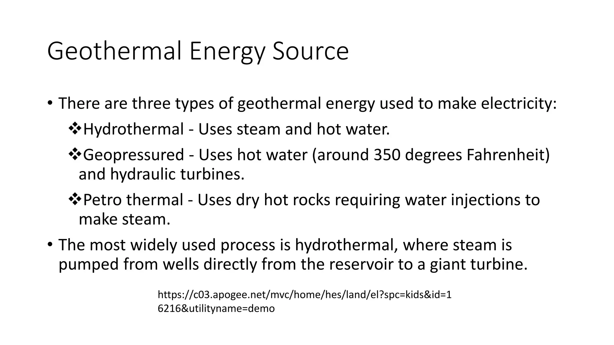 Lecture 4 biomass and geothermal energy | PPTX | Power and Energy ...