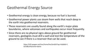 Lecture 4 biomass and geothermal energy | PPTX | Power and Energy ...