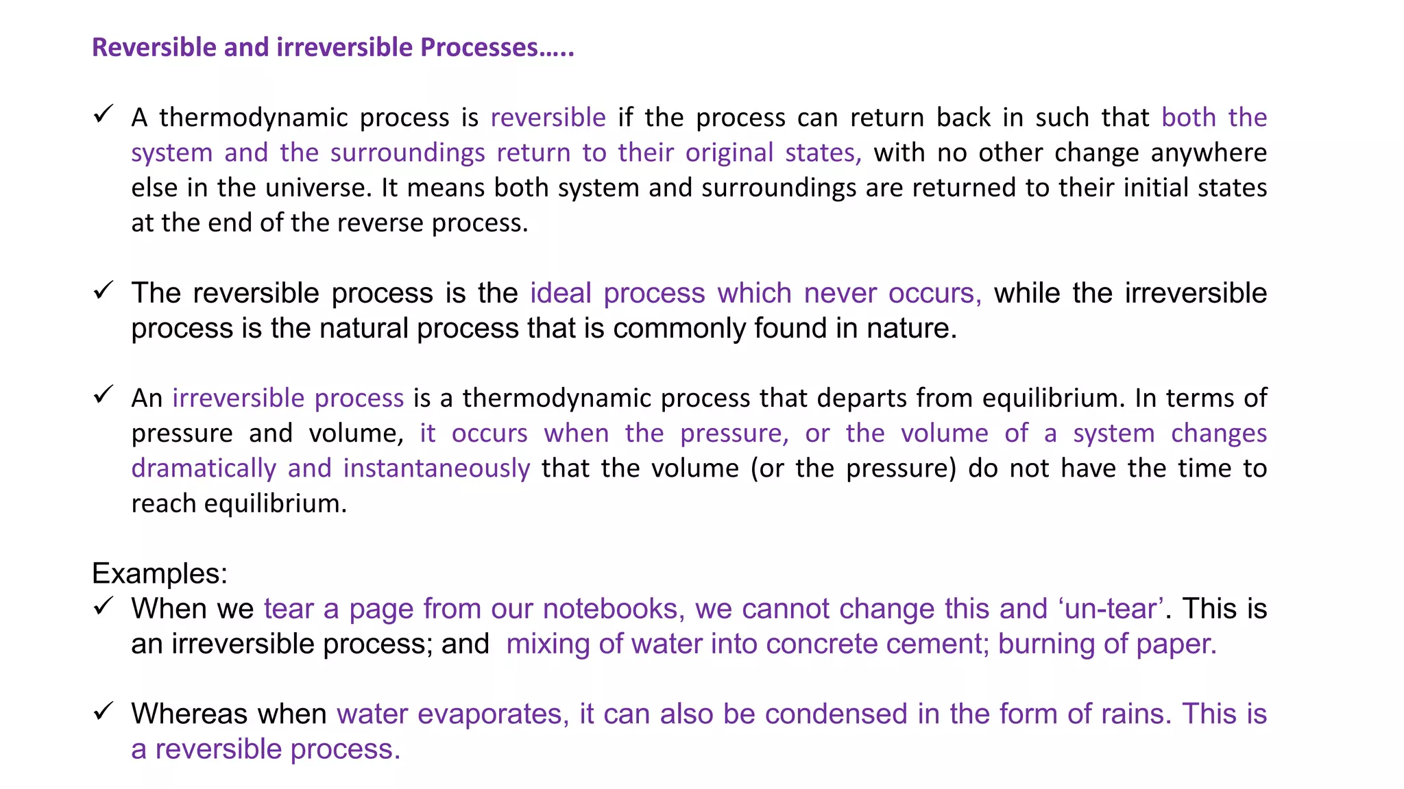 Lecture 4 (b) Reversible and Irreversible processes.pptx