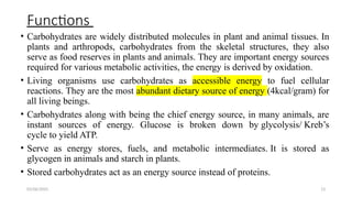 Lecture 4_ Carbohydrates ppt for understanding | PPT