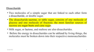 Lecture 4_ Carbohydrates ppt for understanding | PPTX