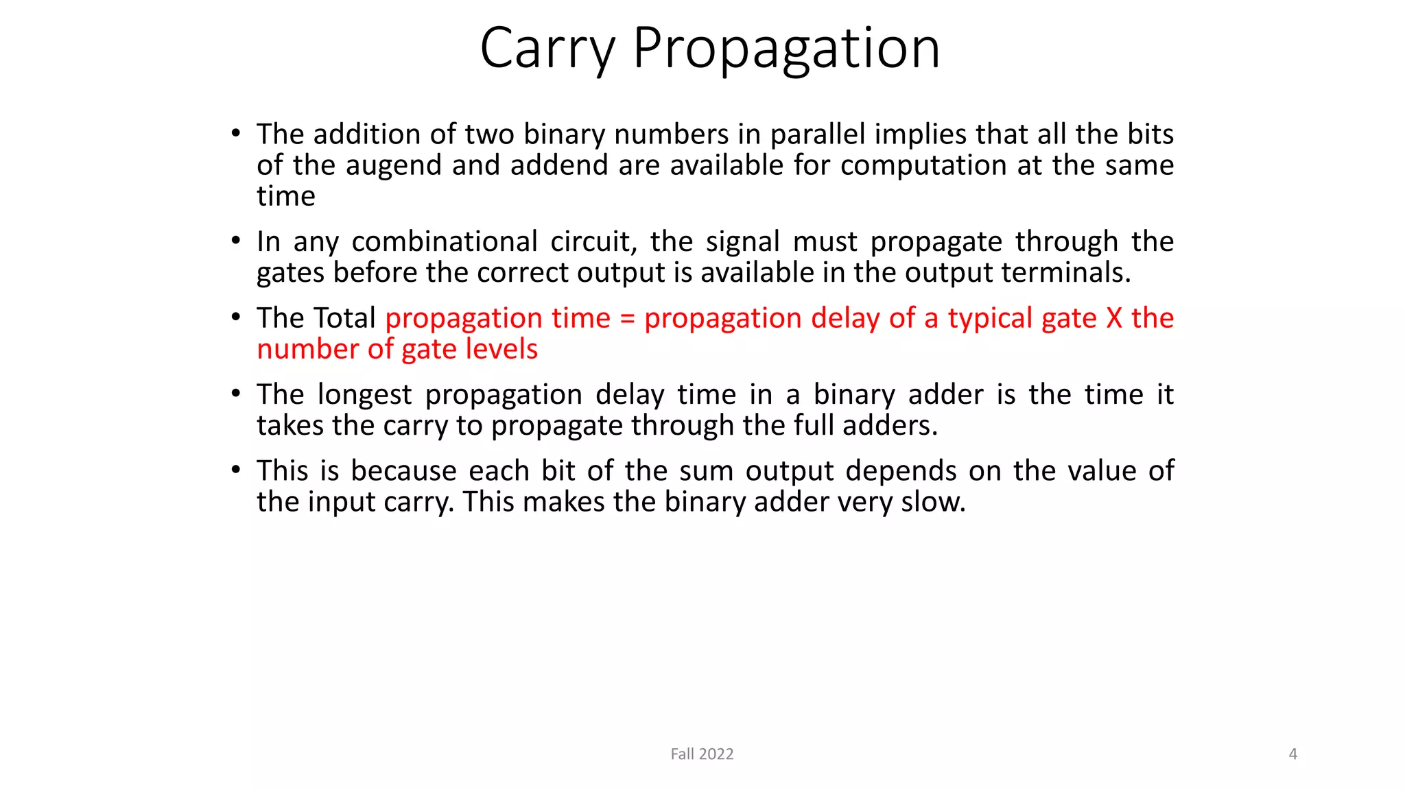 Lecture4 Chapter4 Design 4 Bit Lookahead Carry Binary Adder Subtractor Circuit Pdf