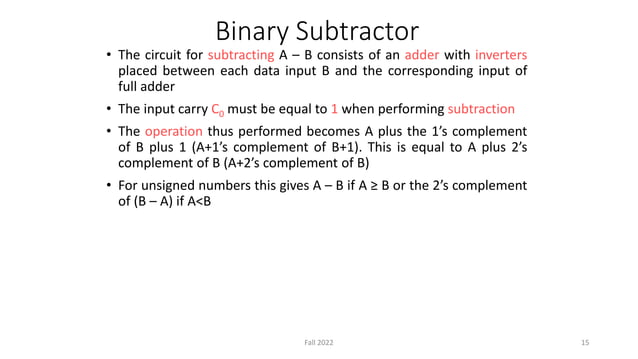 Lecture4 Chapter4- Design 4-bit Lookahead Carry Binary Adder-Subtractor Circuit.pdf ...