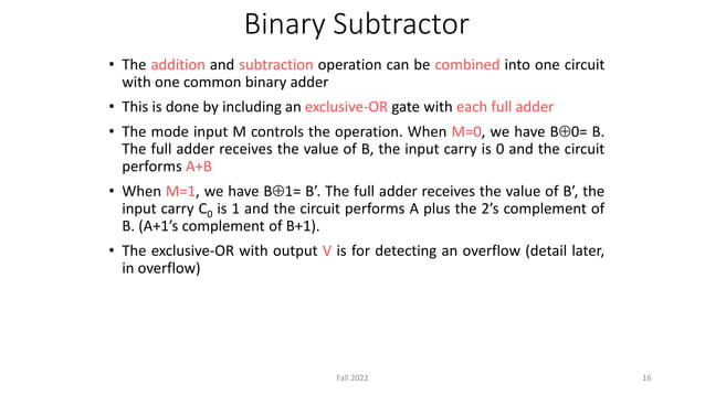 Lecture4 Chapter4- Design 4-bit Lookahead Carry Binary Adder-Subtractor Circuit.pdf ...