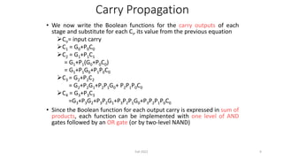 Lecture4 Chapter4- Design 4-bit Lookahead Carry Binary Adder-Subtractor ...