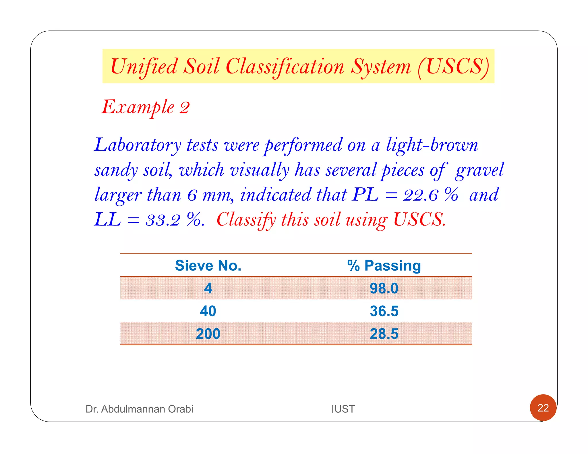 Lecture 4 classification of soil | PDF