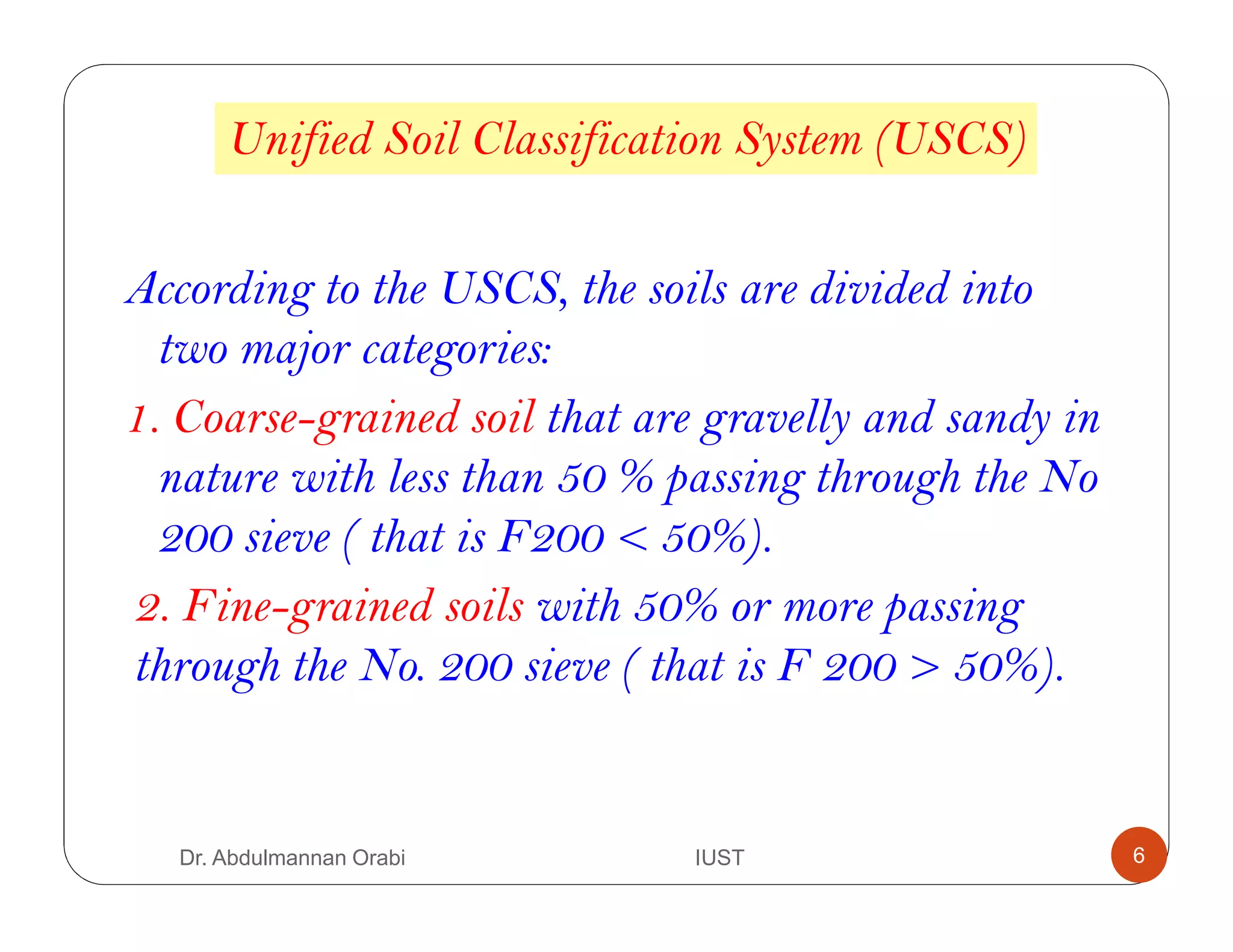 Lecture 4 classification of soil | PDF