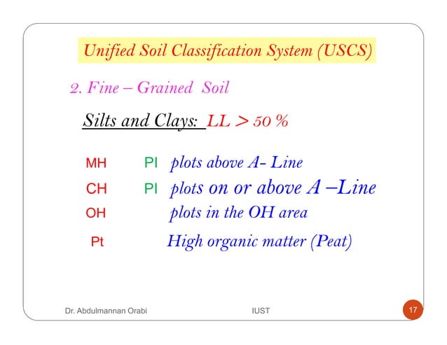 Lecture 4 classification of soil | PDF | Geology | Science