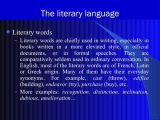 Lecture 4 Classification of the English Vocabulary.pptx