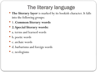 Lecture 4 Classification of the English Vocabulary.pptx