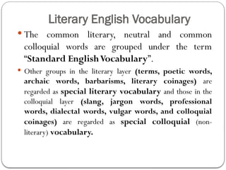 Lecture 4 Classification of the English Vocabulary.pptx