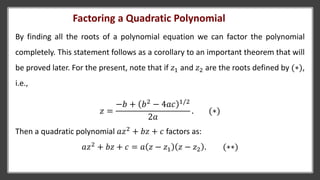 Lecture # 4 (Complex Numbers).pdf deep learning | PPT