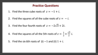 Lecture # 4 (Complex Numbers).pdf deep learning | PPT