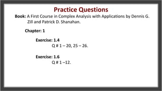 Lecture # 4 (Complex Numbers).pdf deep learning | PDF