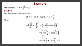 Lecture # 4 (Complex Numbers).pdf deep learning | PPT