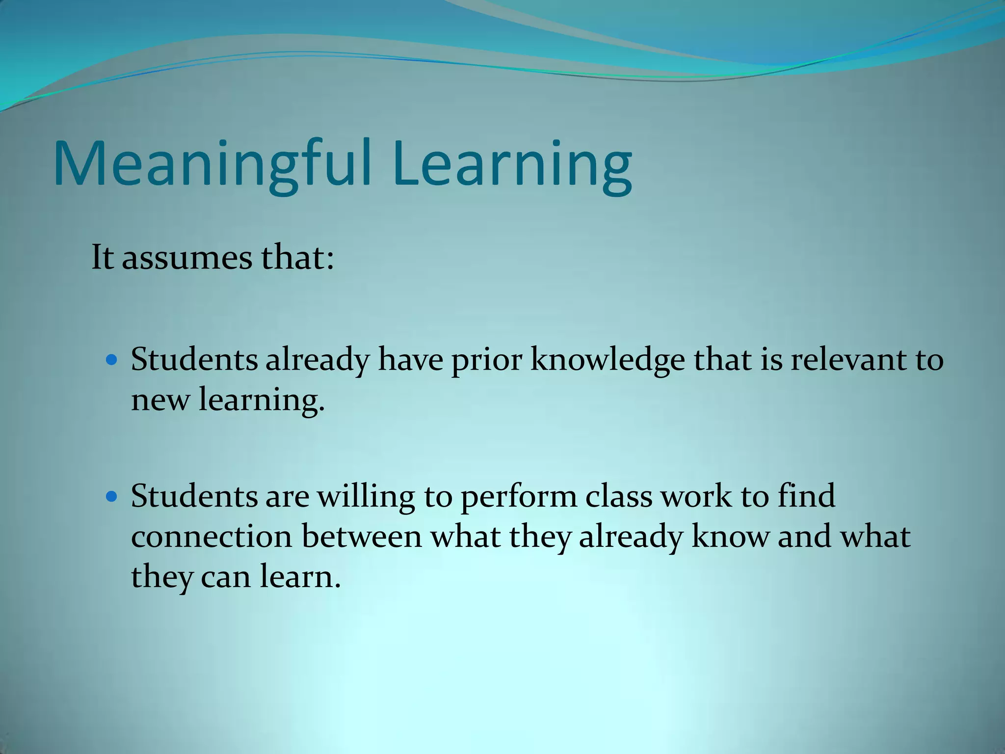 Lecture 4 conceptual models of learning | PPTX | Workshops and Classes ...