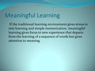 Lecture 4 conceptual models of learning | PPTX