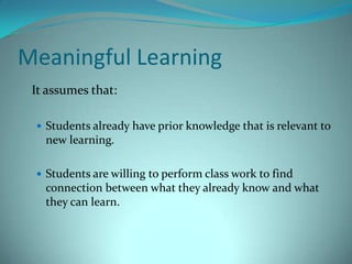 Lecture 4 conceptual models of learning | PPTX | Workshops and Classes ...