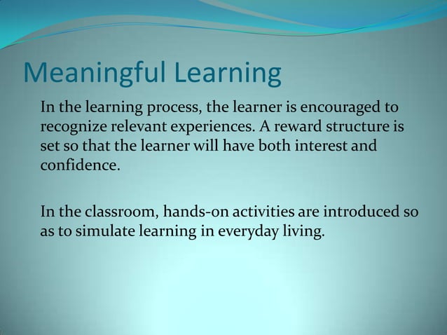 Lecture 4 conceptual models of learning | PPTX | Workshops and Classes ...