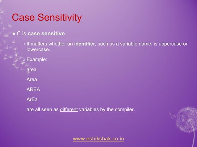 Lecture 4 constants_variables | PPT