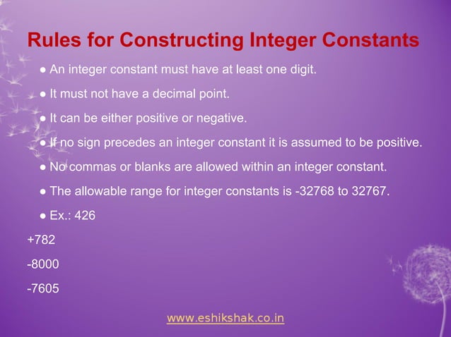 Lecture 4 constants_variables | PPT