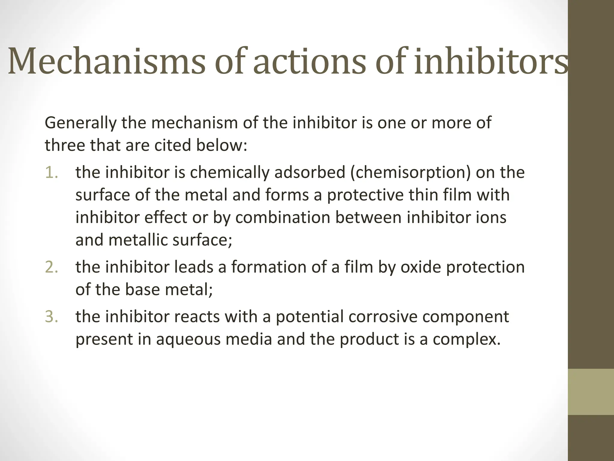 inhibition in erosive corrosion technologies | PPTX