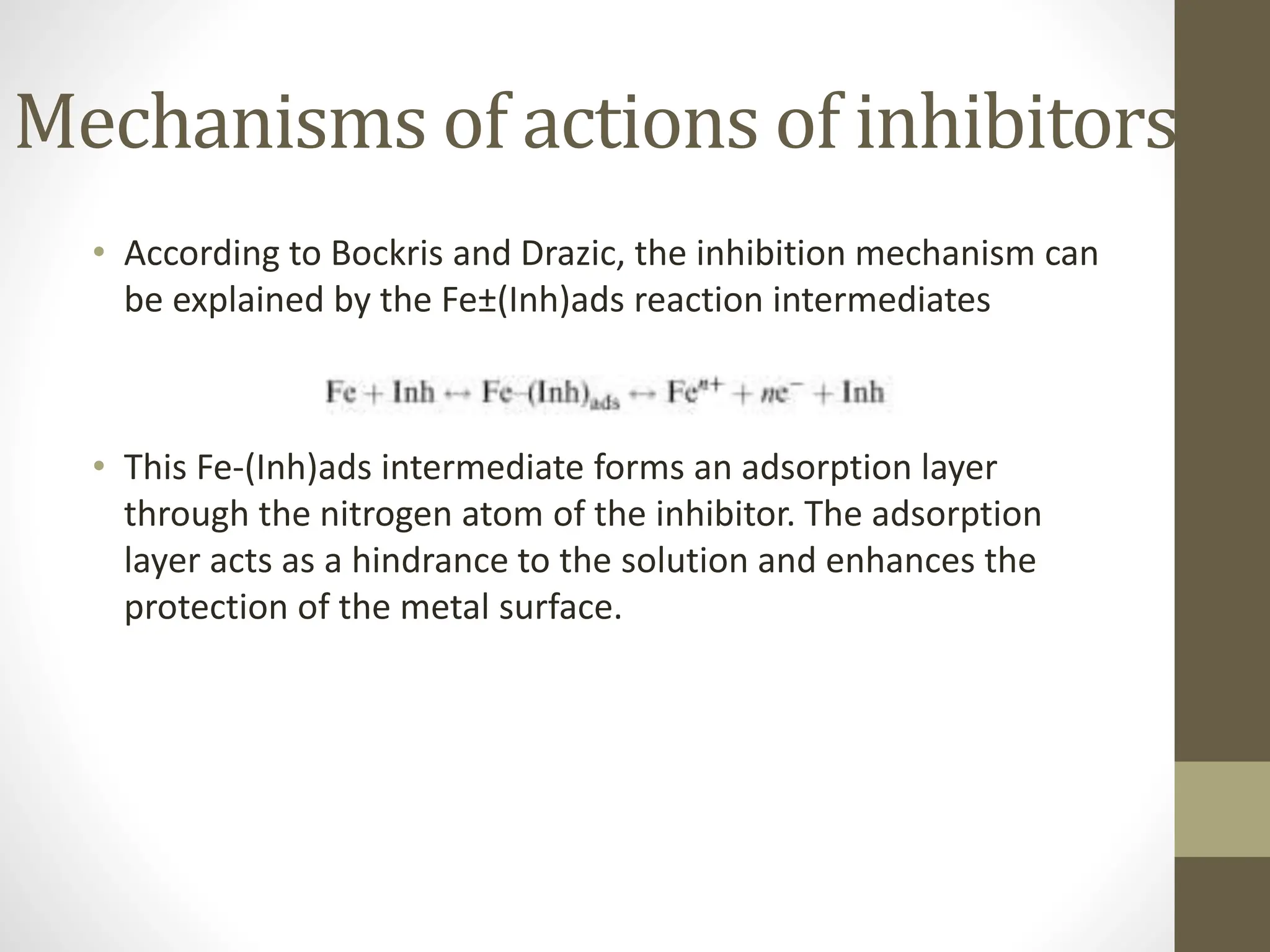 inhibition in erosive corrosion technologies | PPTX