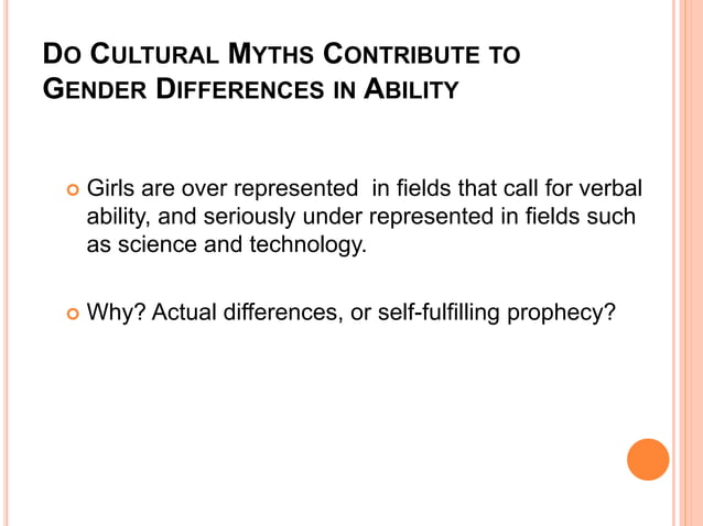 Lecture 4 culture and diversity culture and gender differences lecture 4 | PPTX