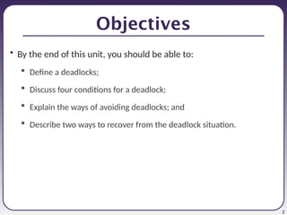 Lecture 4 Deadlocks in operating systems.pptx