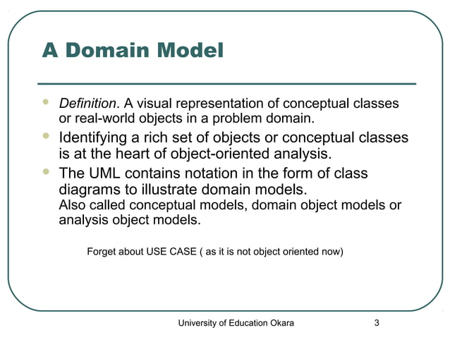 Domain object model | PPT