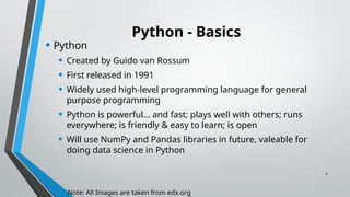 Lecture 4 (DS) - Python Basics for .pptx