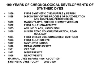 Lecture 4 dyeing basics | PPT