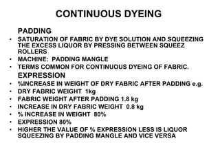 Lecture 4 dyeing basics | PPT
