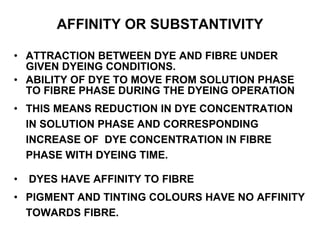 Lecture 4 dyeing basics | PPT