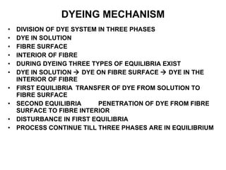 Lecture 4 dyeing basics | PPT
