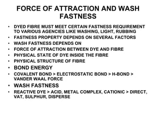 Lecture 4 dyeing basics | PPT