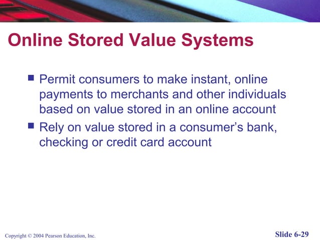 Lecture 4 e commerce 2 payment systems | PPT