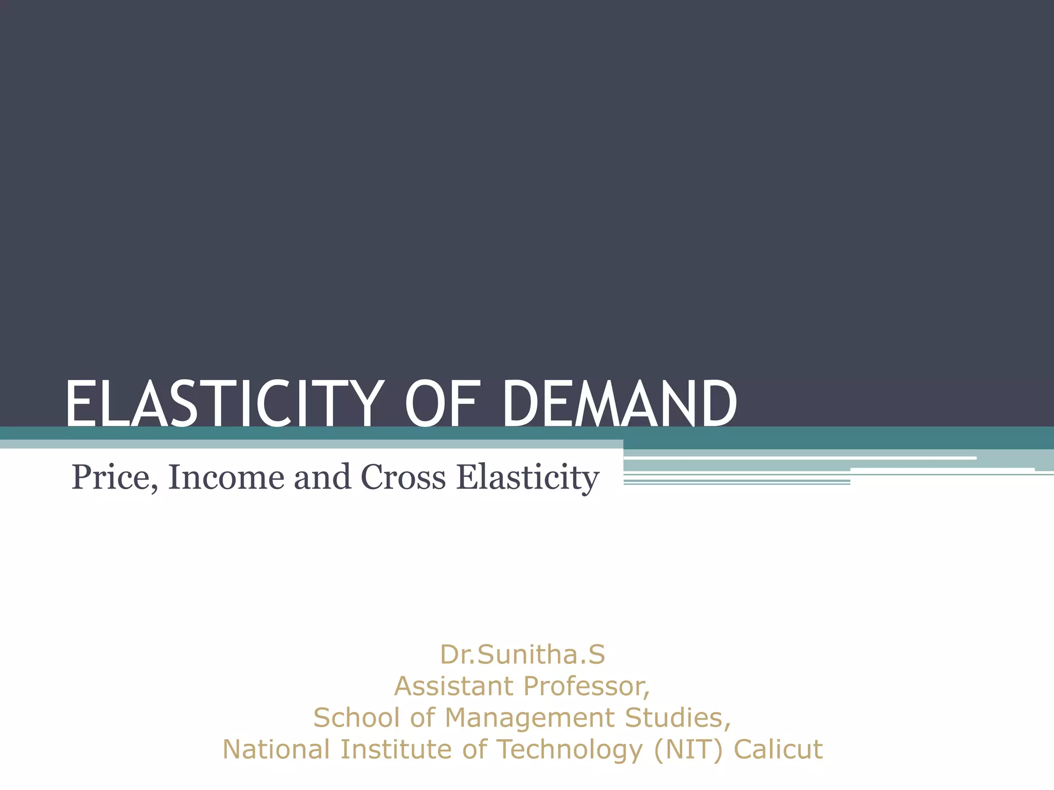 Lecture 4 elsasticity | PPT | Government Support and Welfare | Financial Assistance