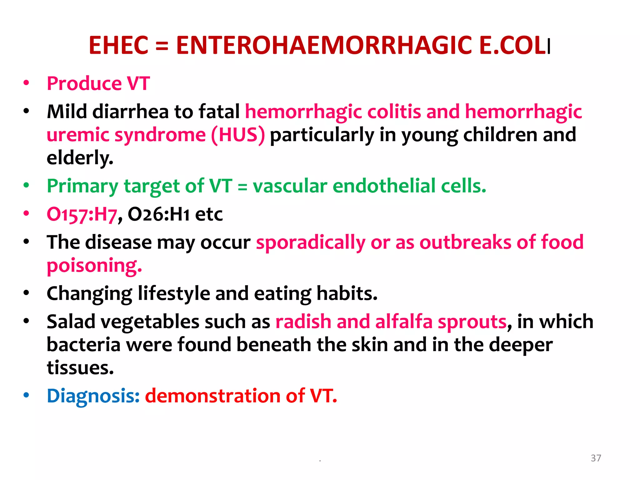 Genus Escherichia coli | PPTX