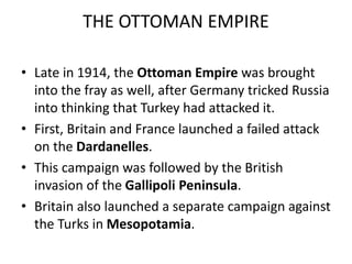 Events of World War 1 and the history.pptx