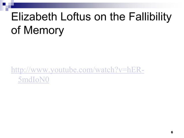 Forensic Psychology:Eye Witness Testimony | PDF