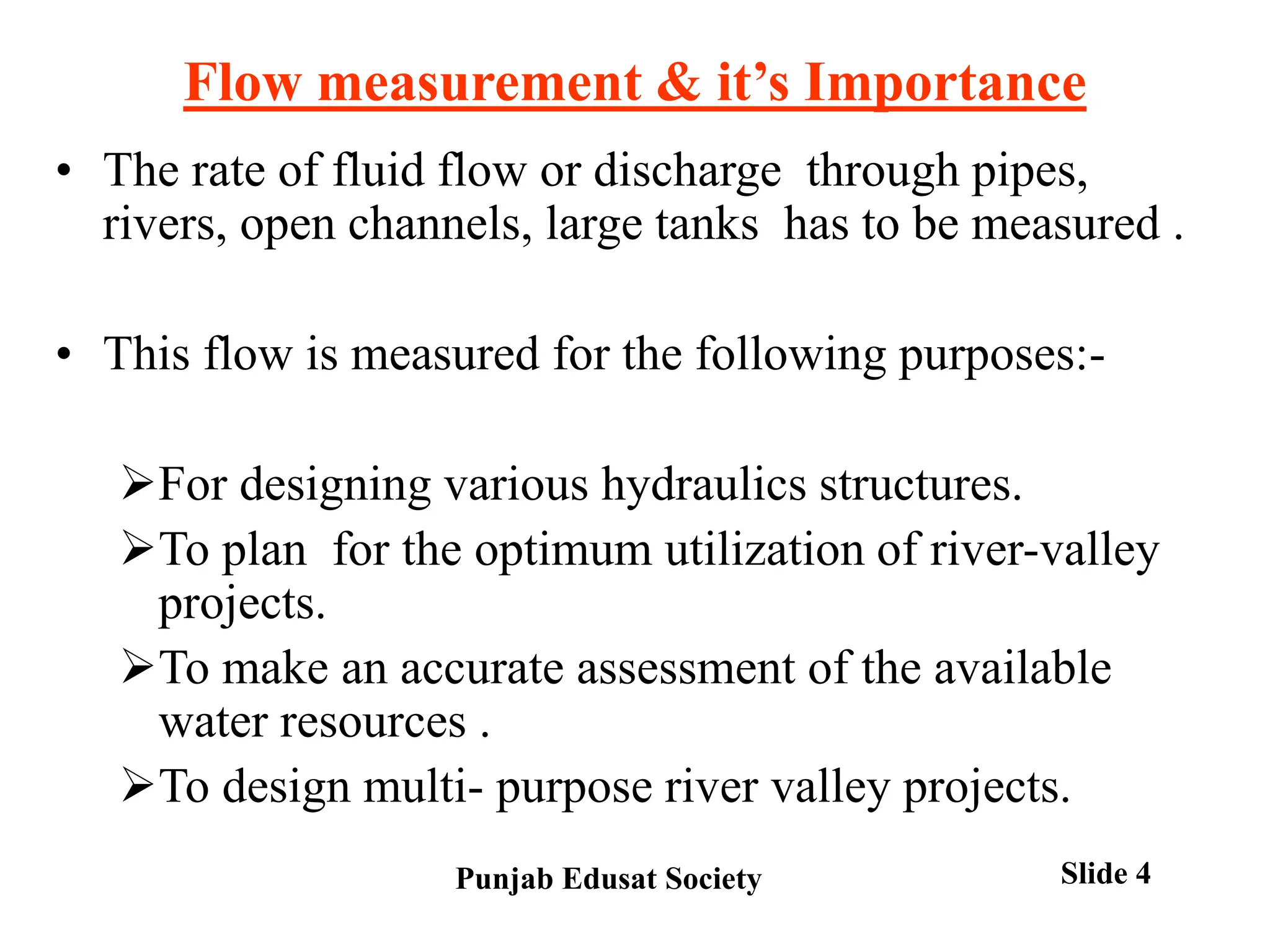 Lecture 4 flow_measurements | PPT