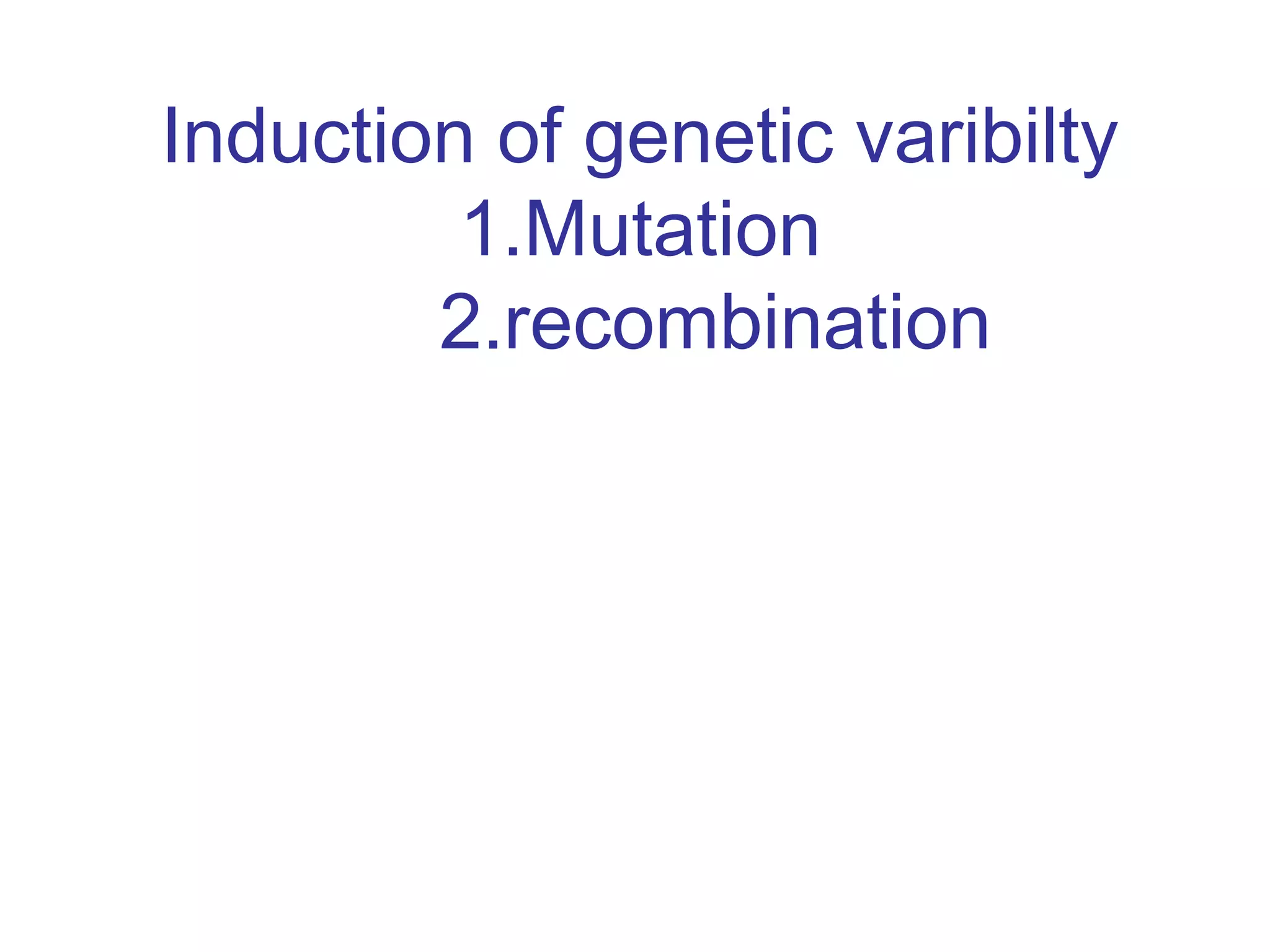 Lecture 4 Gene Mutation Ppt