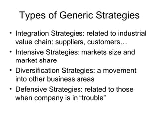 Lecture 4 generic alternative strategies | PPT