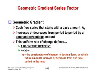 Lecture # 4 gradients factors and nominal and effective interest rates ...