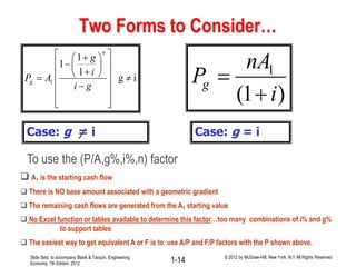 Lecture # 4 gradients factors and nominal and effective interest rates ...
