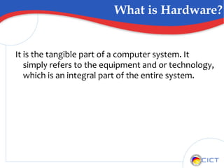 computer hardware | PPT
