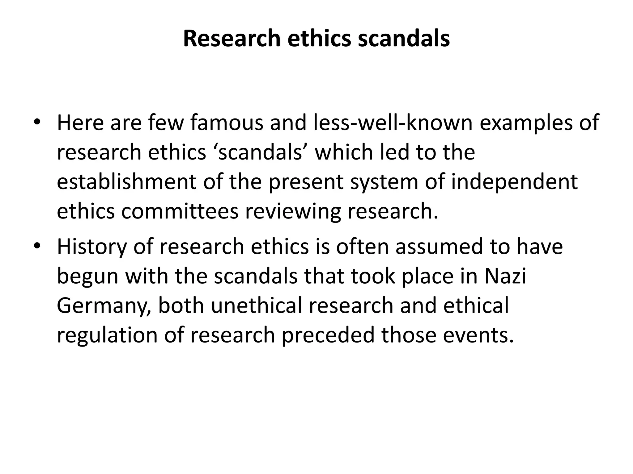 Lecture 4 history and ethical codes | PPTX