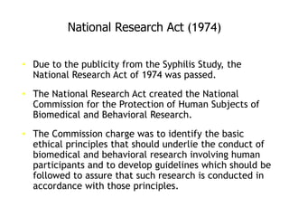 Lecture 4 history and ethical codes | PPT