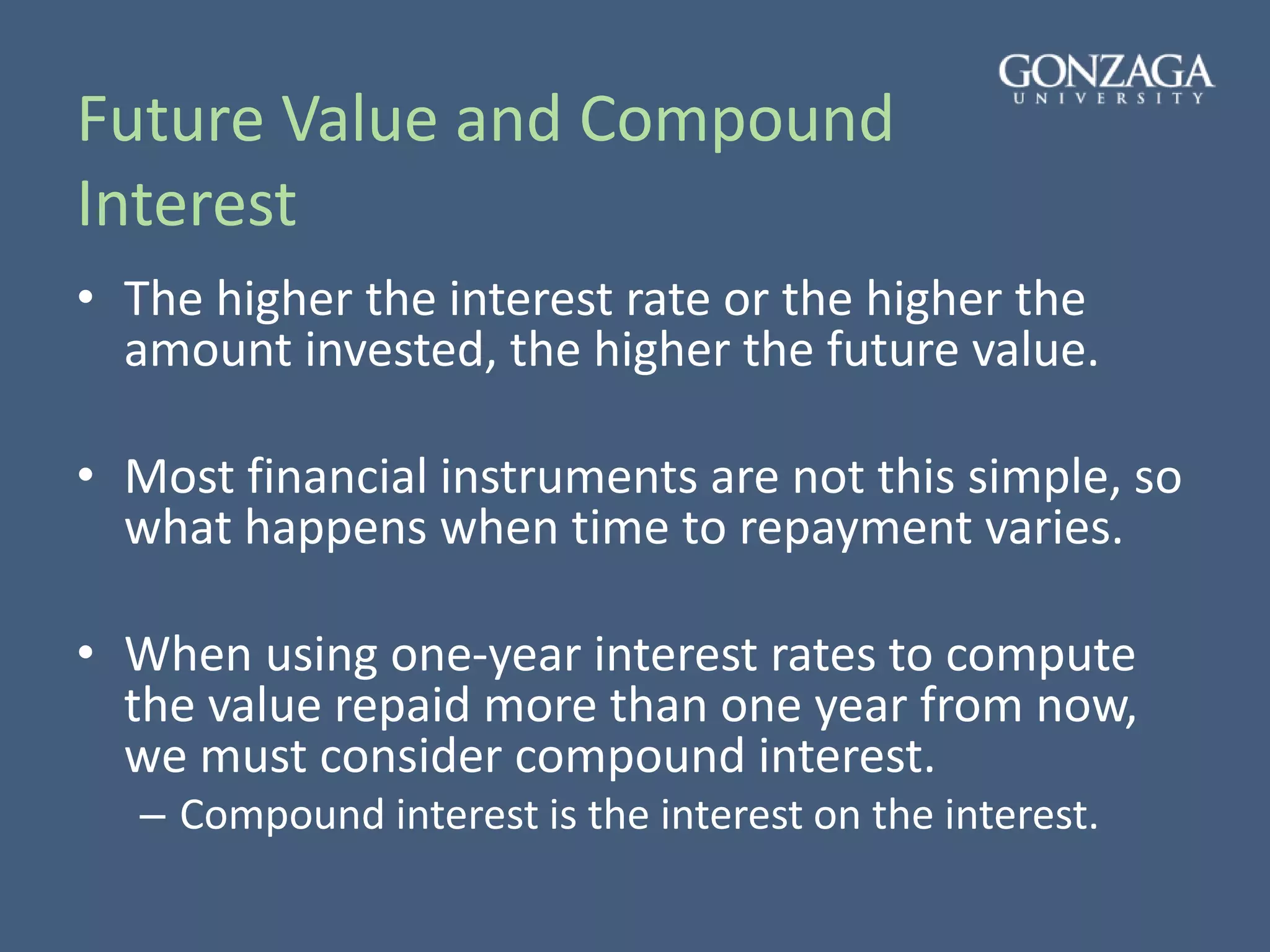 Lecture 4 - Interest Rates | PPTX